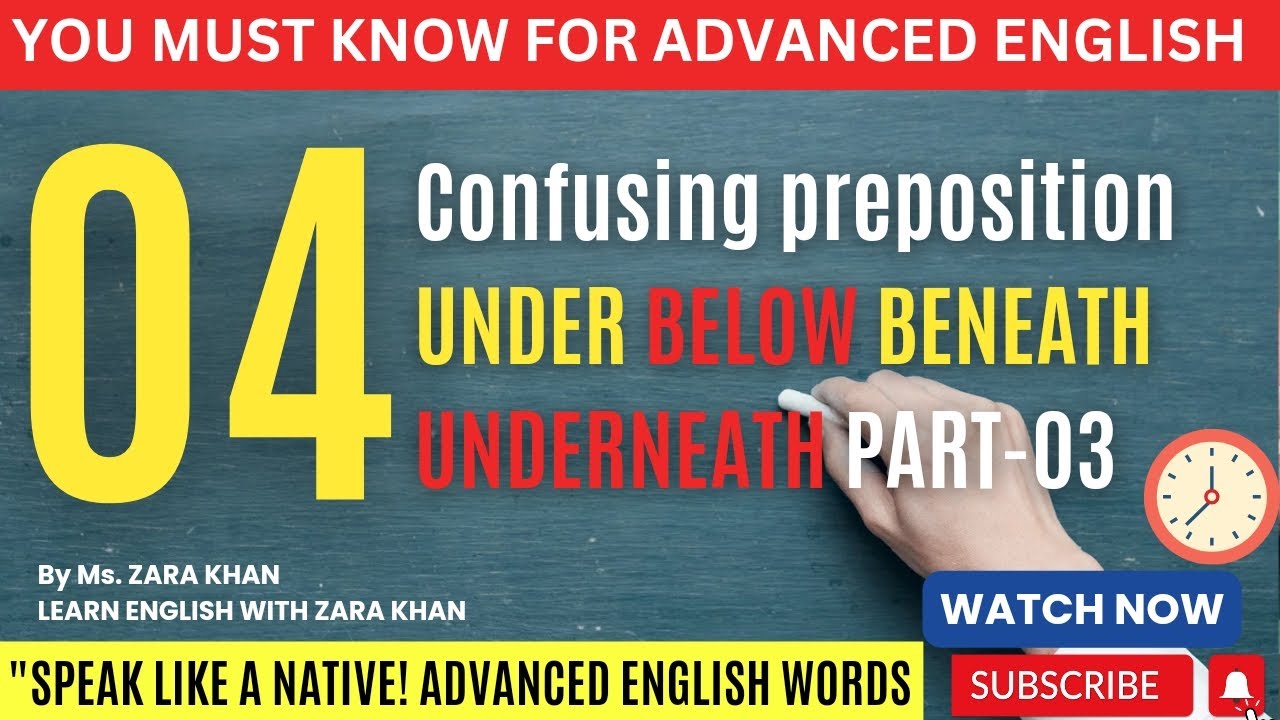 Prepositions: The Most Confusing Words in English ielts - YouTube