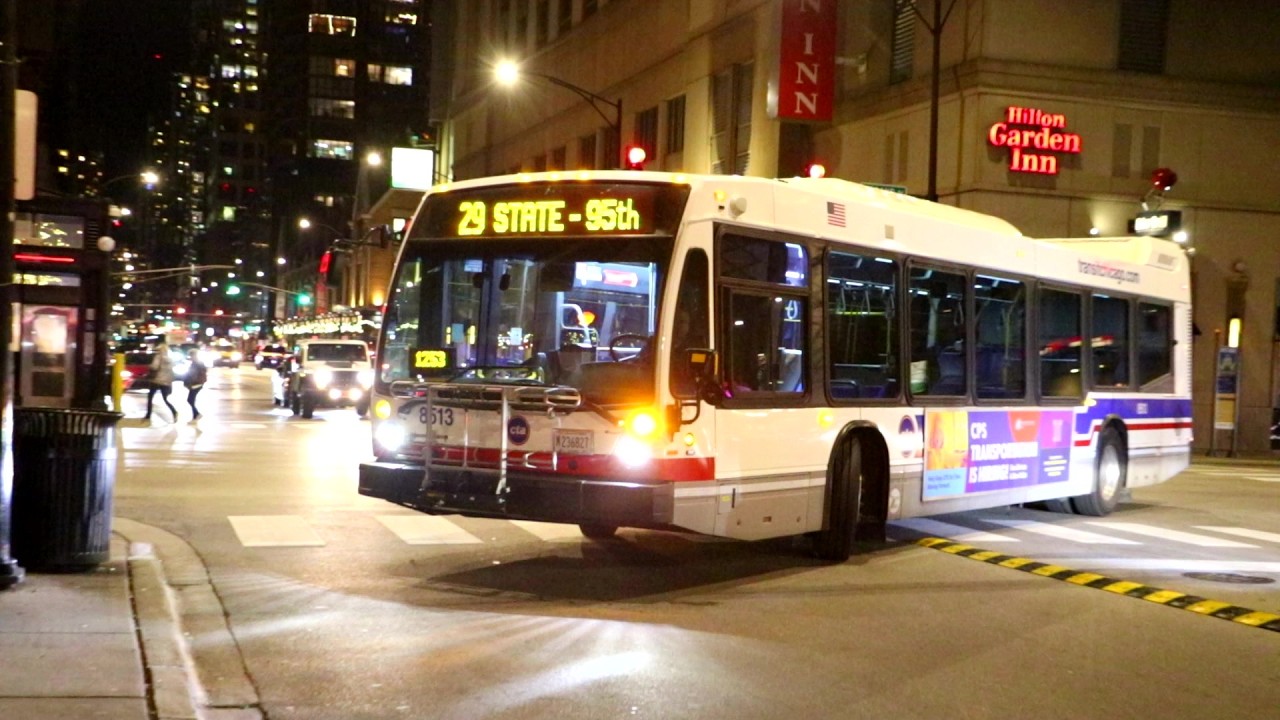 Chicago Transit Authority 2023 Nova Bus LFS 8513 On The 29 @ Grand ...