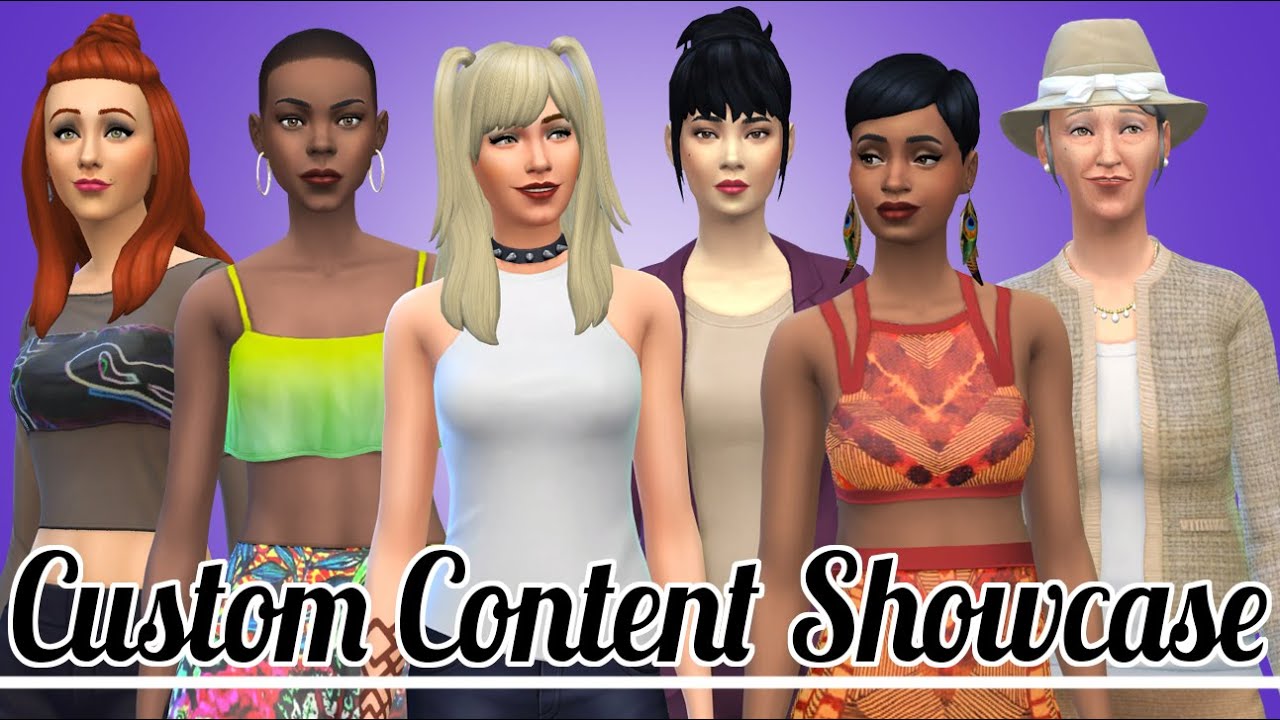 Sims 4 - Custom Content Showcase - YouTube