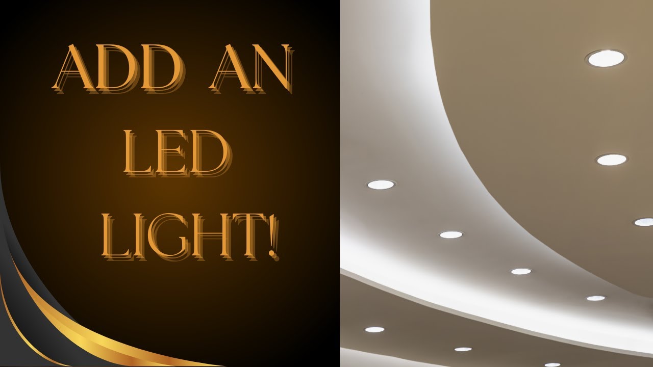 Install a LED recessed light from an existing light. - YouTube