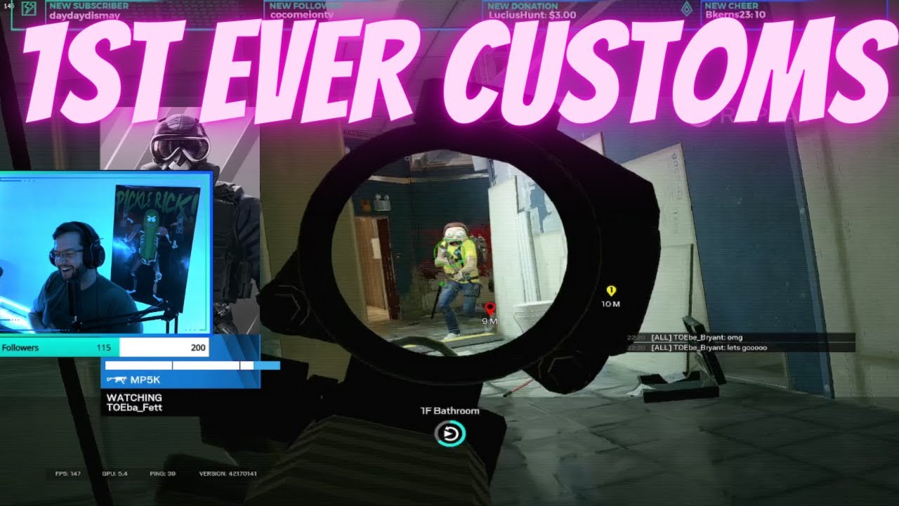 Playing Against My Friends - RAINBOW SIX SIEGE - R6 VECTOR GLARE - TOE ...