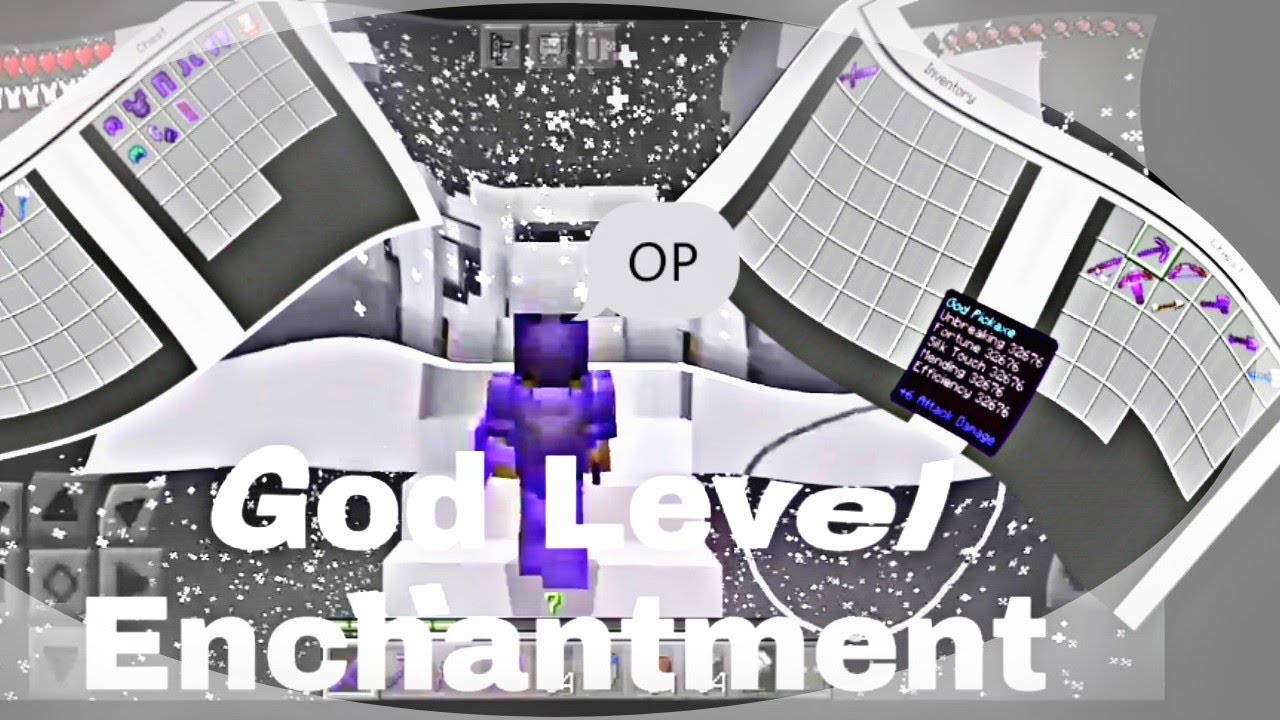 I found God tools from God in Minecraft | Max Enchanment | Minecraft ...