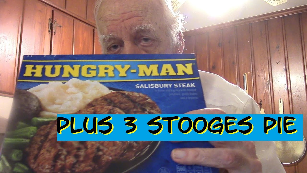Hungry-Man Salisbury Steak and Secret Dessert Lots of Pictures - YouTube