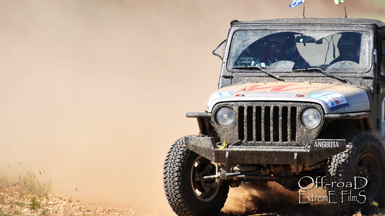 rally greece jeep wrangler - YouTube
