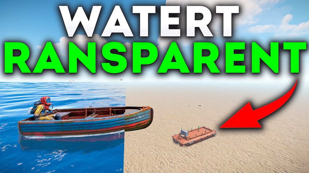 RUST how to see through water bug/glitch - YouTube