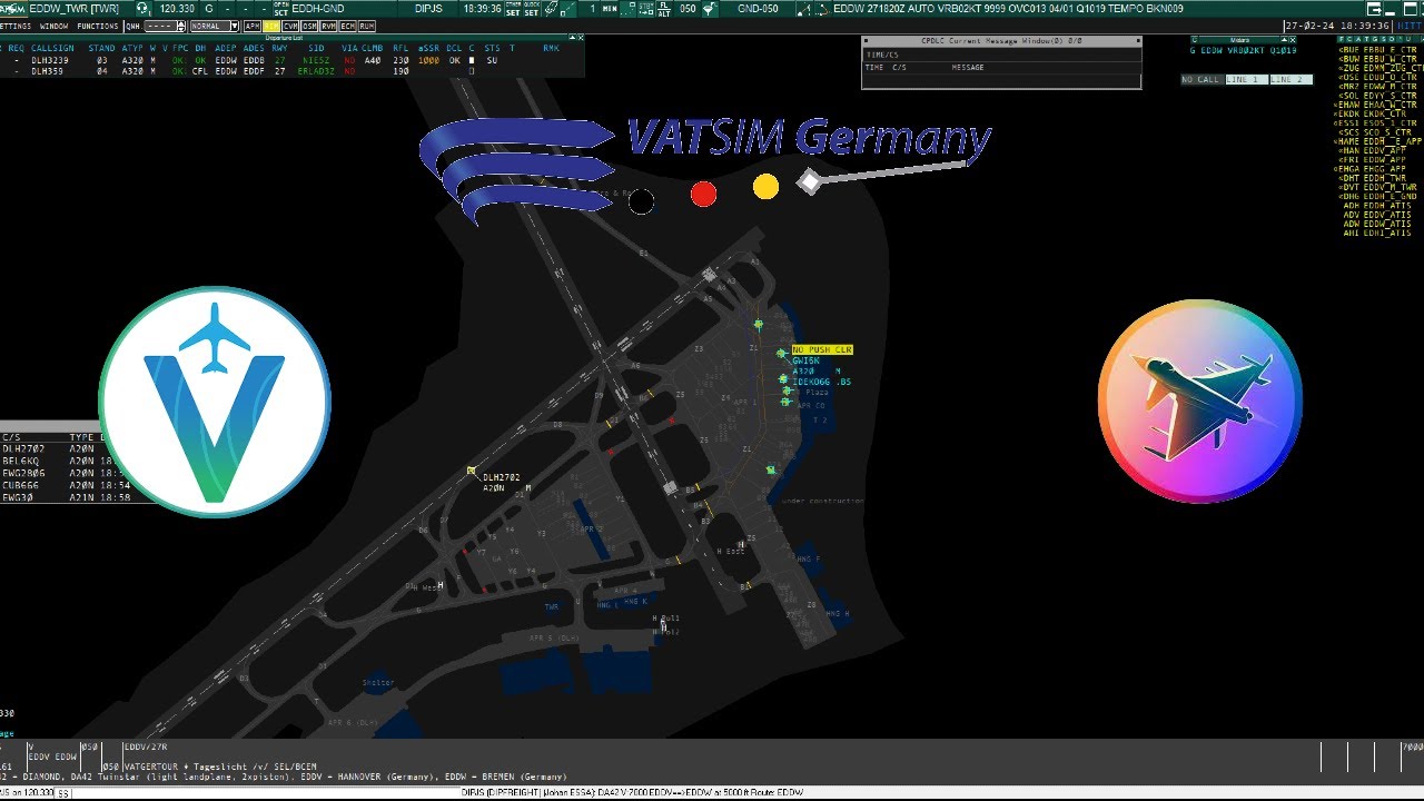 Hilfe!! Es ist so voll hier | Vatsim Lotsen - YouTube