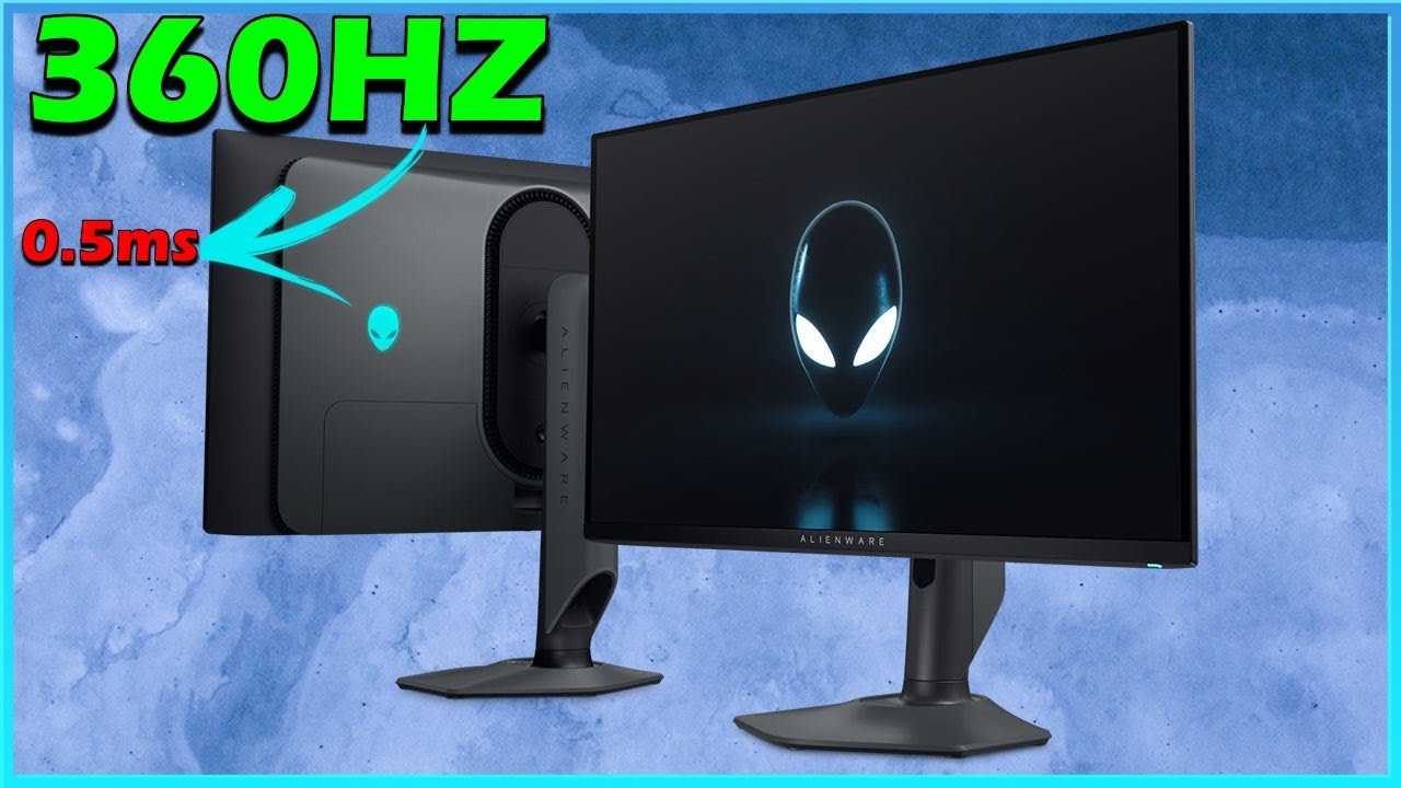 Monitor Alienware 360HZ 0.5ms AW2523HF - Unboxing - YouTube