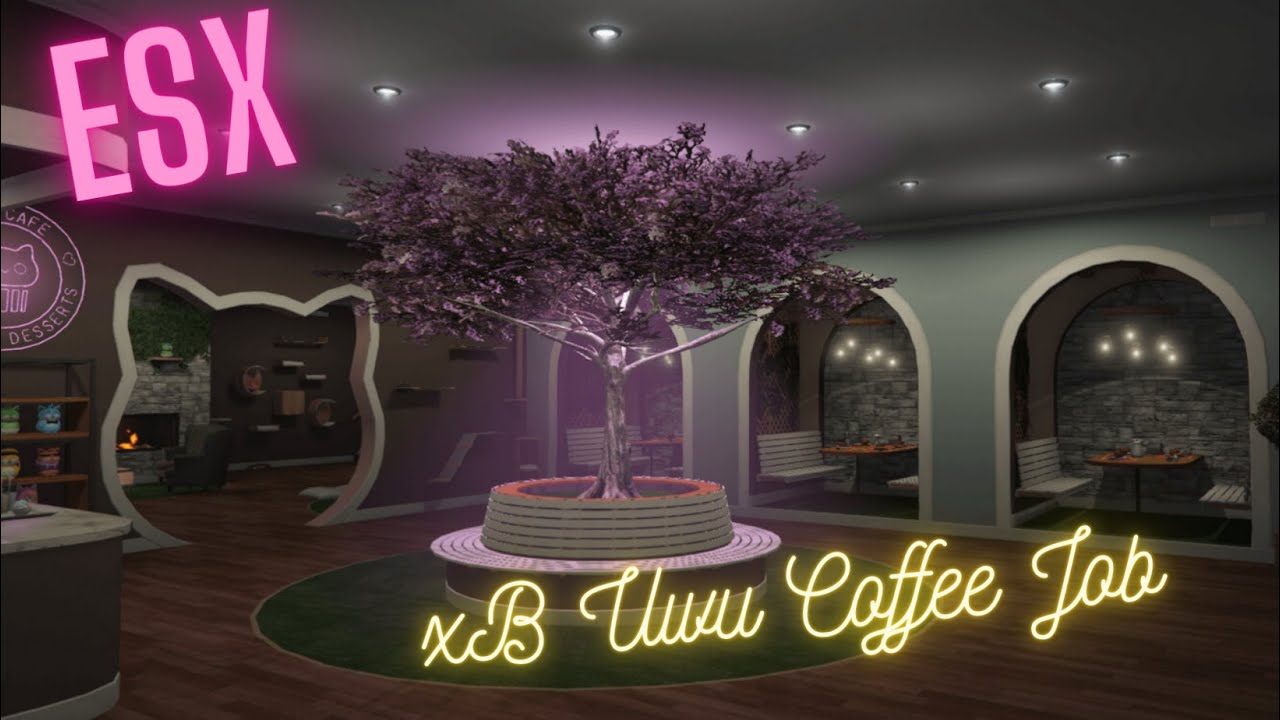 ScriptFiveM UwU Coffee Job. - YouTube