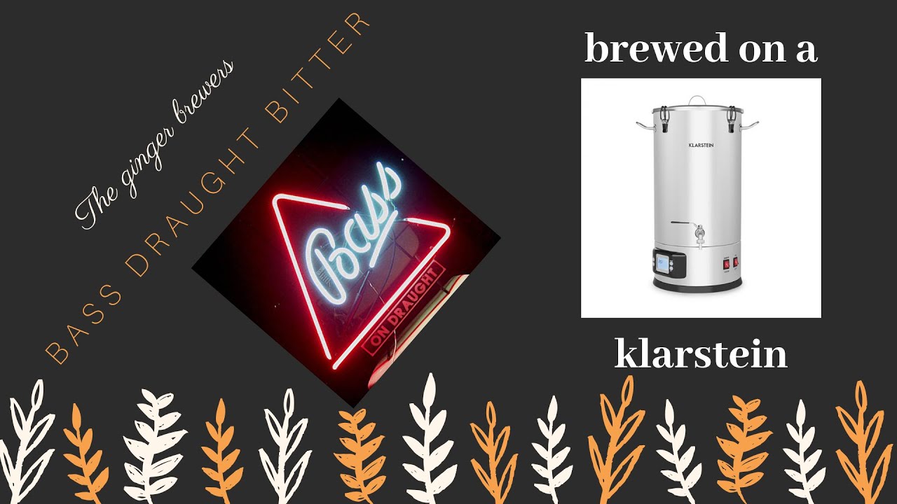 Bass draught Bass (Bass bitter) brewed with a klarstein Mash Kettle ...