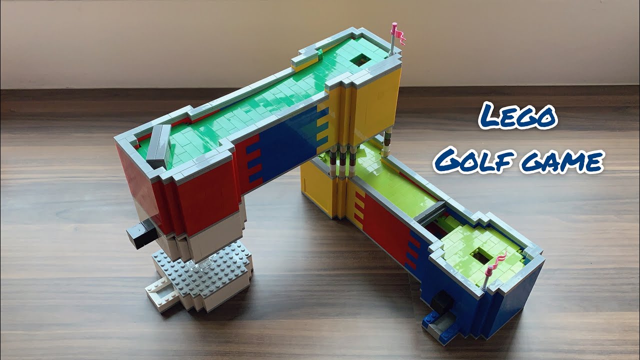 Lego mini golf game machine - YouTube