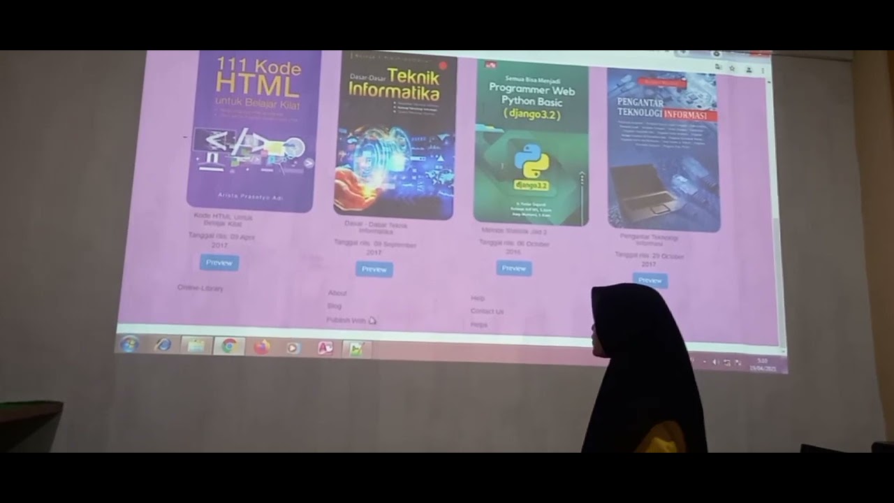 PROJECT UAS WEB ONLINE LIBRARY - YouTube