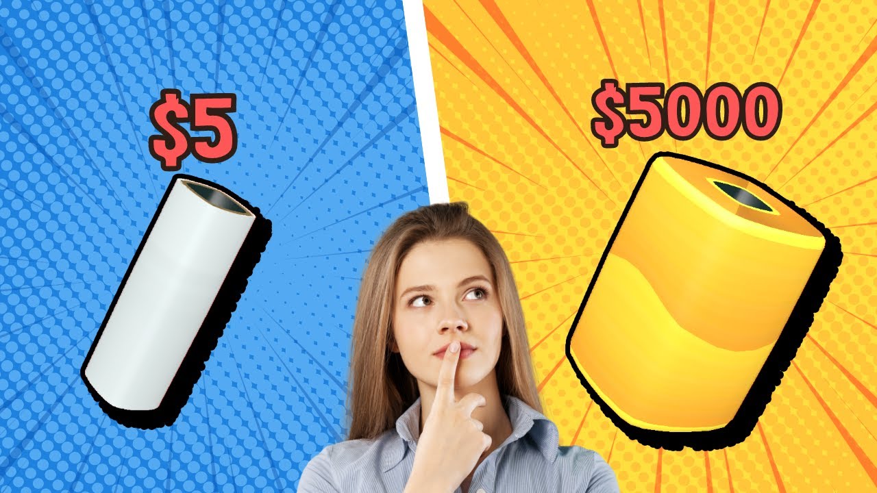 $5 vs $5000 Toilet Paper Tango - YouTube