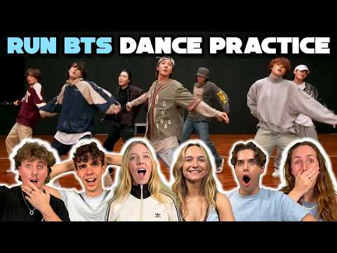 K-POP NOOBS WATCH RUN BTS DANCE PRACTICE!