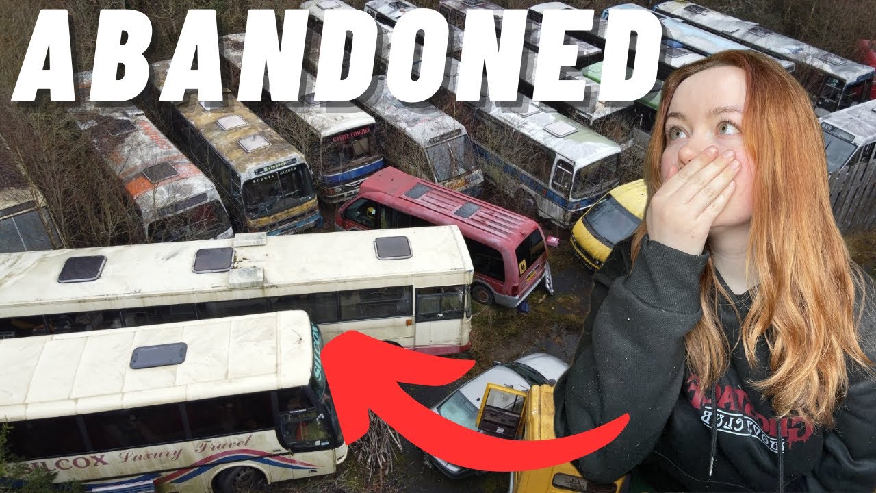 ABANDONED Bus And Coach Graveyard With RARE Cars Hidden! - YouTube