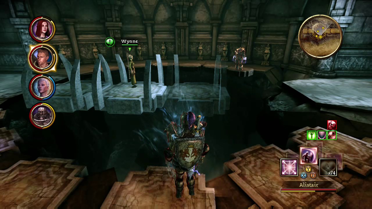 Dragon Age Origins-Gauntlet Bridge Puzzle - YouTube