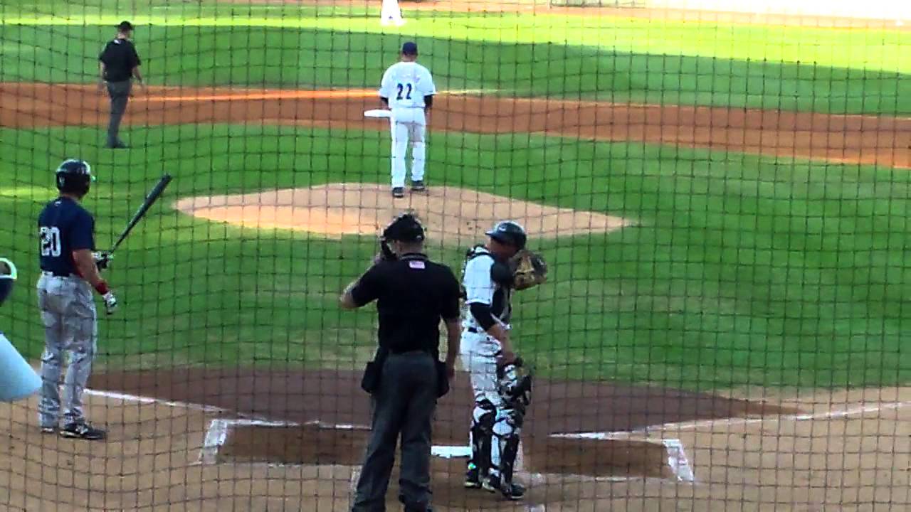 Winston-Salem RHP Mike Recchia vs. Potomac DH Brandon Miller, 5.3.14 ...