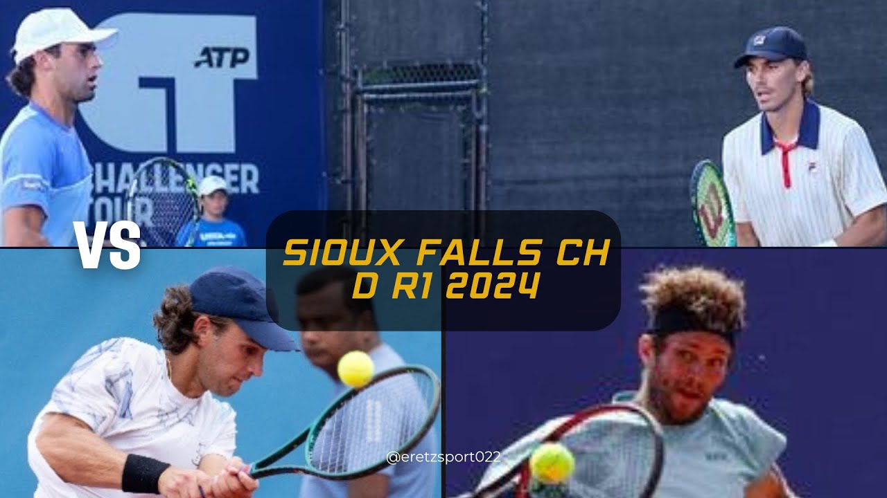 Sioux Falls Challenger 2024 D R1: Eliot Spizzirri/Patrick Kypson v Roy ...