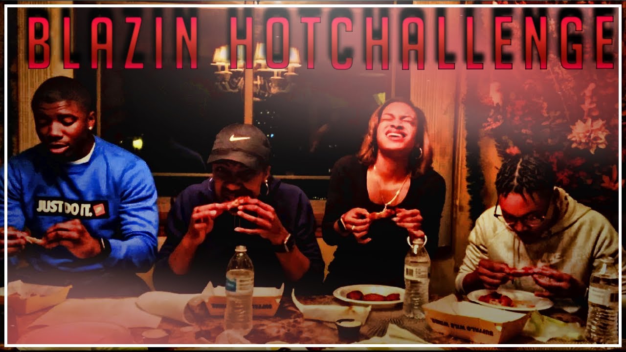 BLAZIN BUFFALO WILD WINGS CHALLENGE!!!! - YouTube