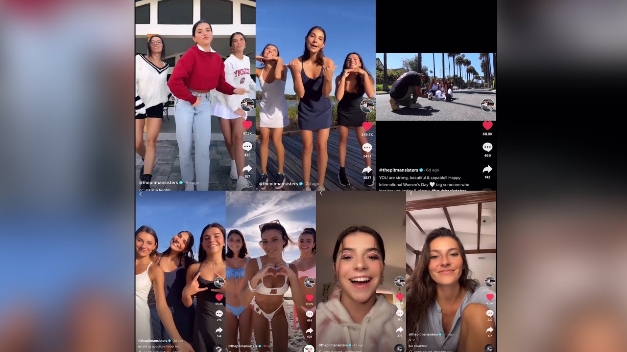Pitman sisters recent tik tok’s - YouTube