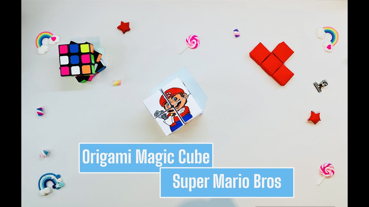 Origami Magic Cube Super Mario Bros | MANUALIDADES - YouTube
