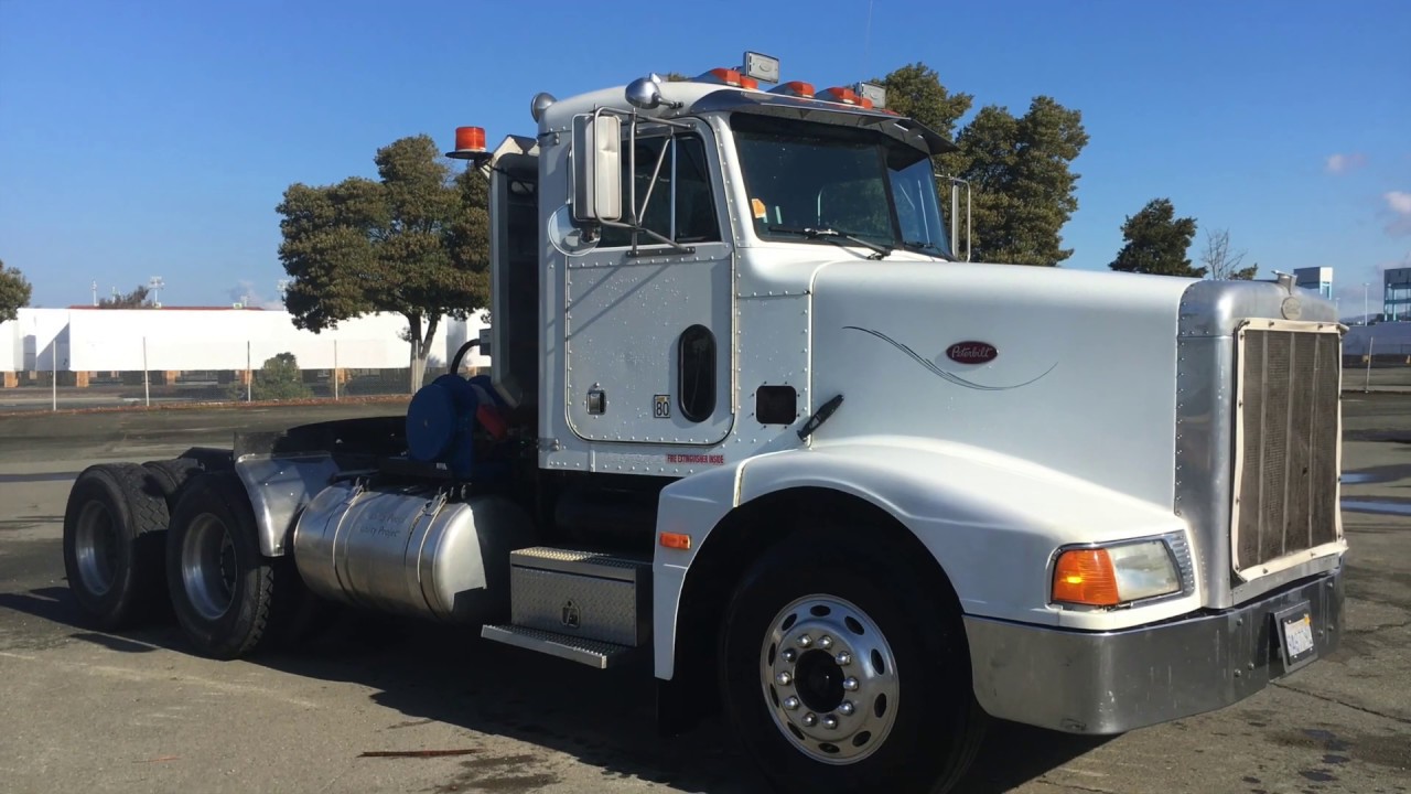 TRUCK 1997 PETERBILT 377 #1XPCDB8X4VD431017 - YouTube