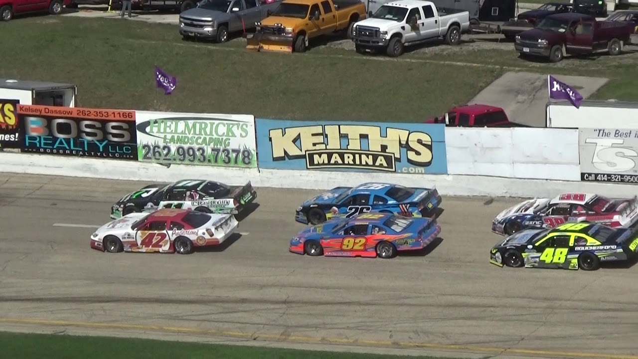 Slinger Speedway May 6 2018 Super Late Model Feature Highlights1 - YouTube