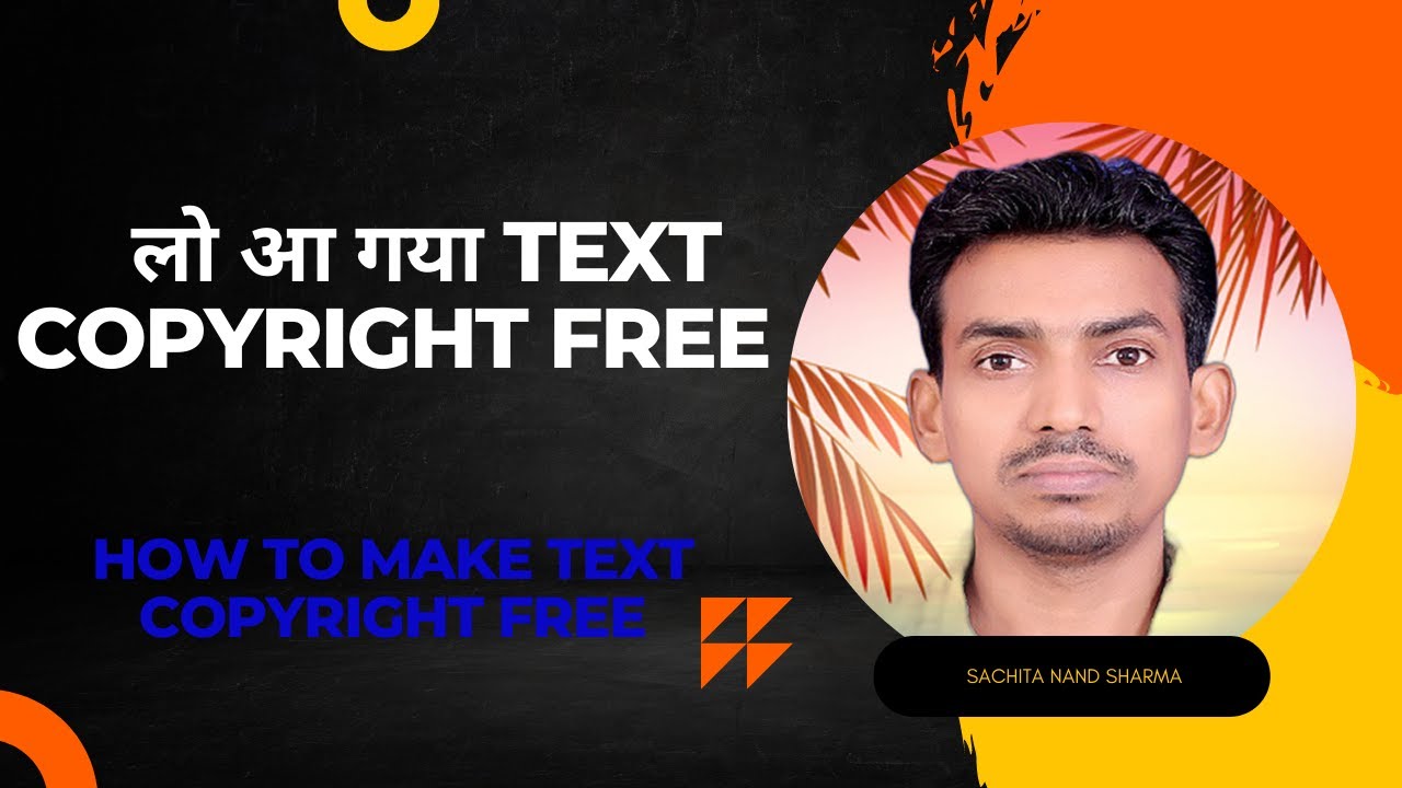 HOW TO MAKE TEXT CONTENT COPYRIGHT FREE || Copyright free text ...