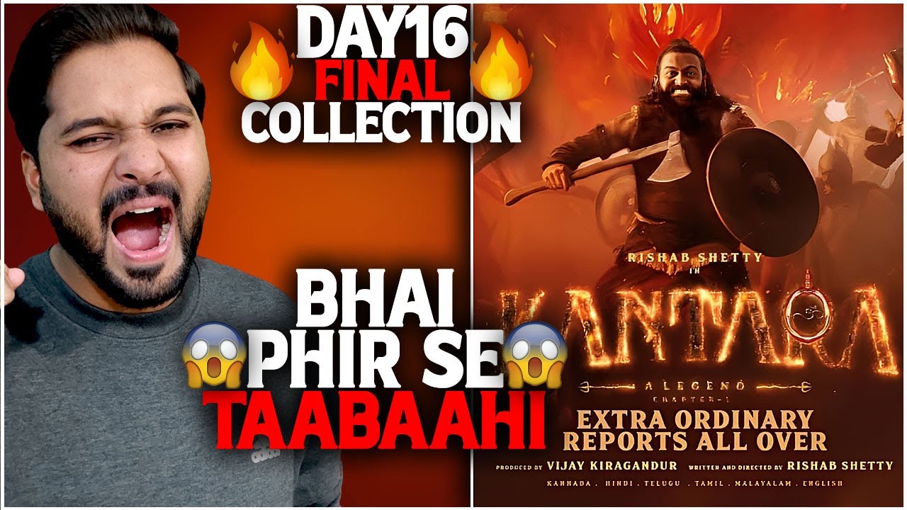 Kantara Chapter 1 Day 16 Shocking Box Office Collection |Kantara 2 ...