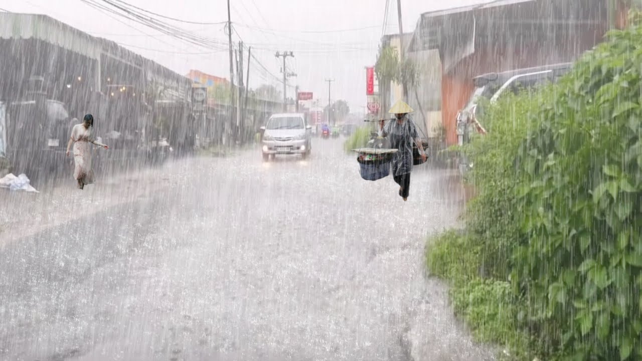 THE BIGGEST RAINFALL EVER! THE MOST VIOLENT STORM DESTROYS THE VILLAGE ...