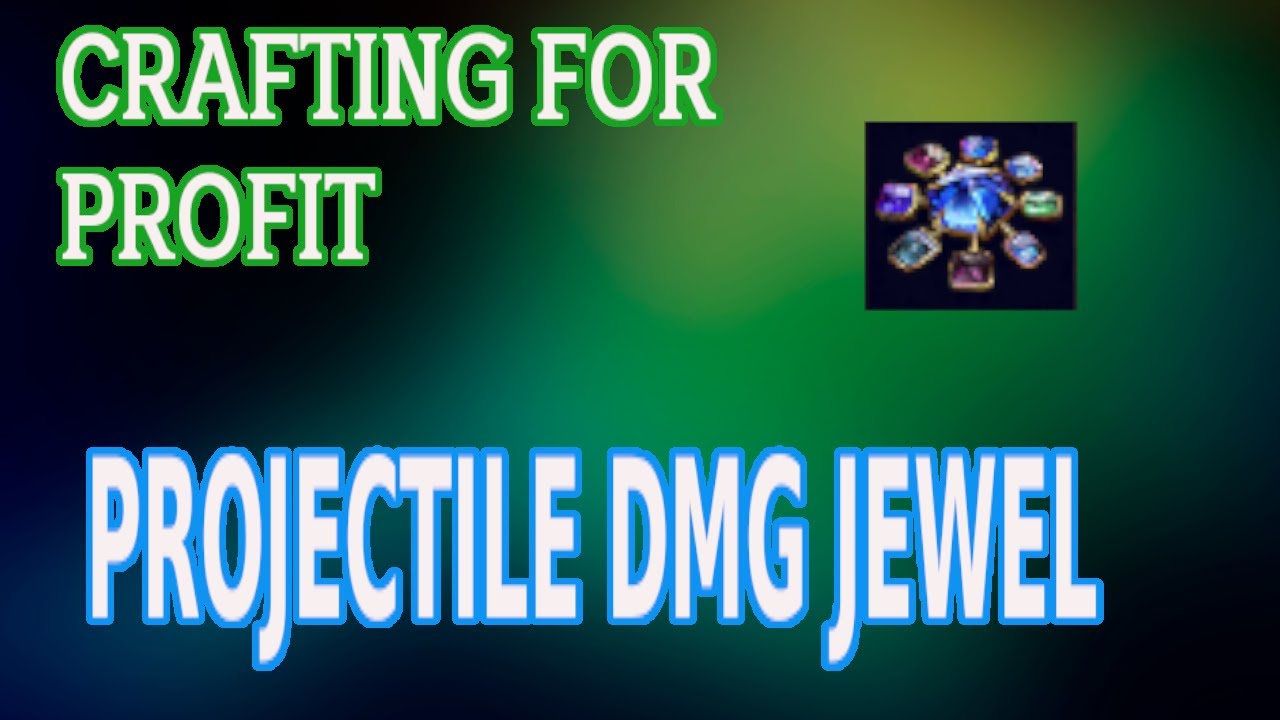 Path of Exile - Crafting For Profit [EP5] - Projectile damage jewels! - YouTube