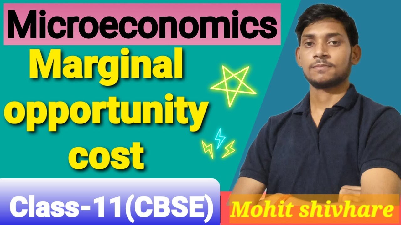 Marginal opportunity cost microeconomics Class 11 CBSE - YouTube
