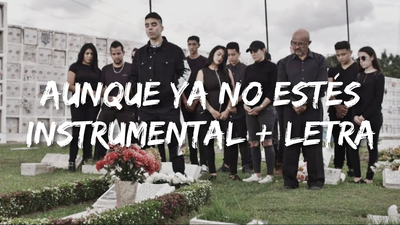 MC DAVO | Aunque ya no estés | Instrumental + Letra | Prod. JoshmoreTV ...