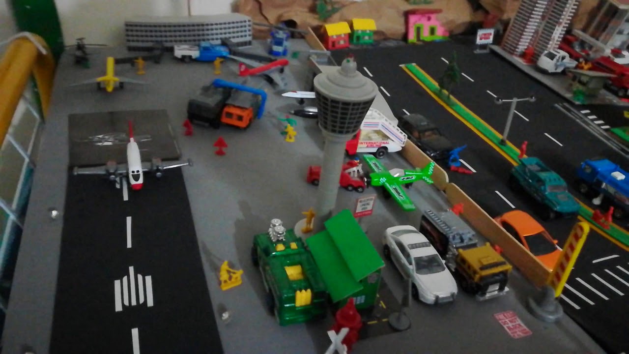 Matchbox city ciudad country país modelo diorama - YouTube