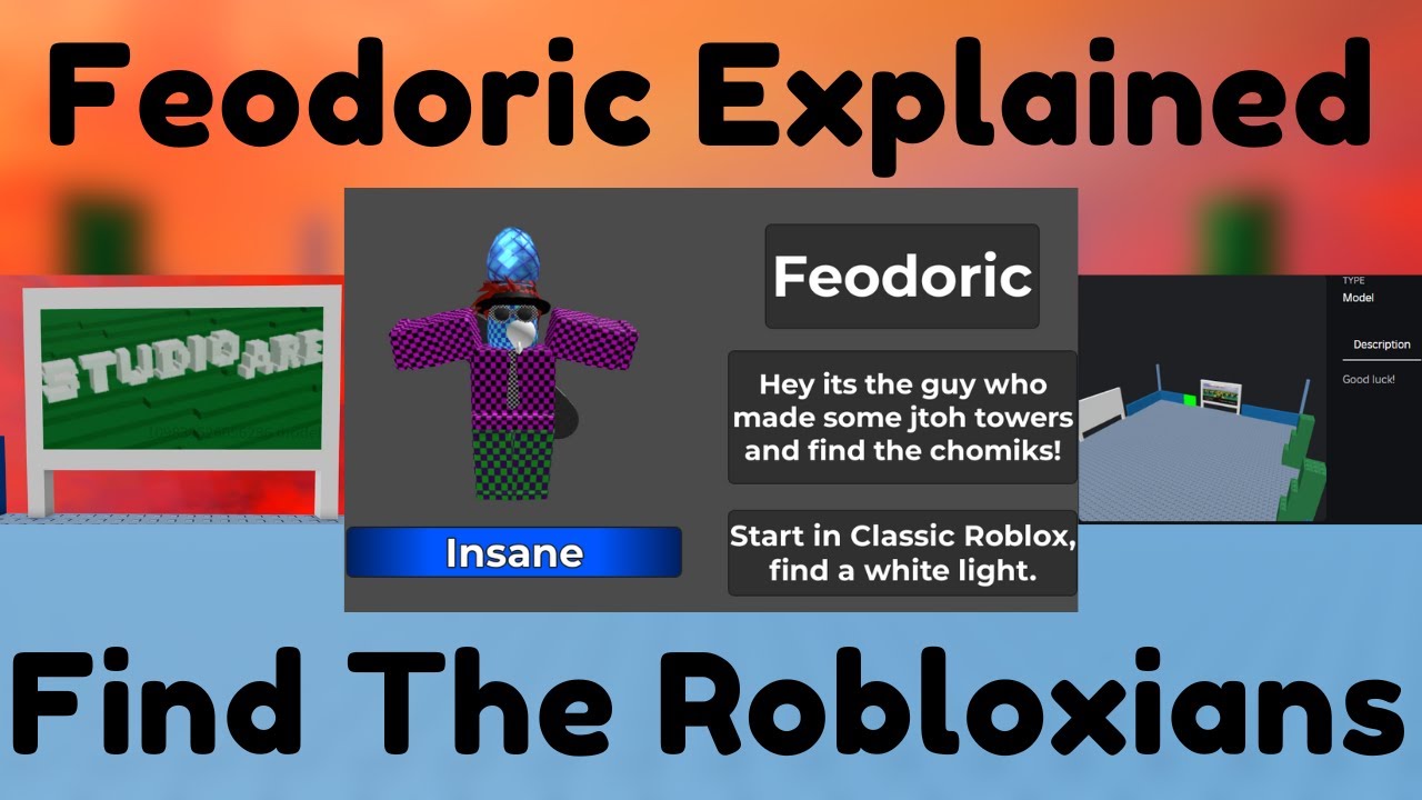 Find The Robloxians: Feodoric Explained - YouTube
