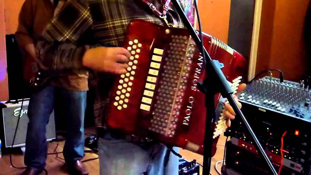 Andre Thierry on accordion close up - YouTube