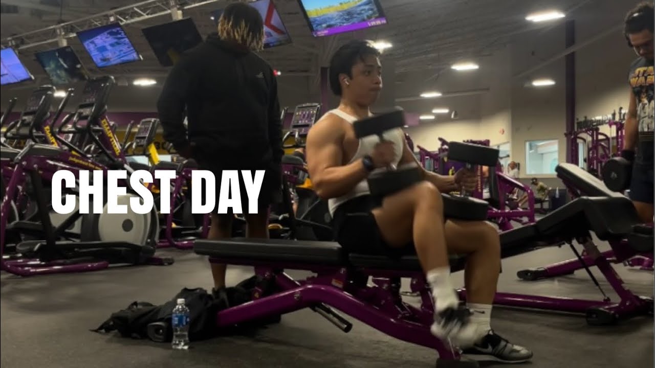 Chest Day with Elijah McDonald | Planet Fitness Sebring - YouTube