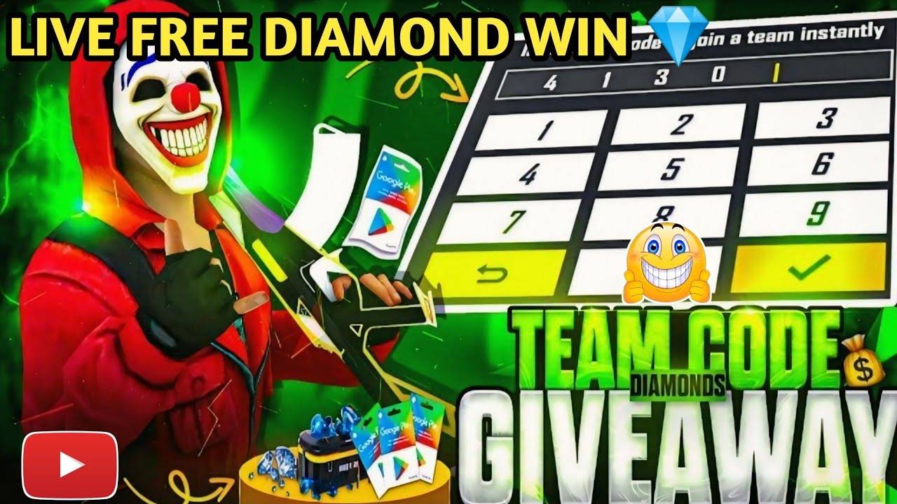 Free Fire 🔥 Live Diamond Giveaway 💎 Message Uid And Get 5000 Diamond 😘 ...