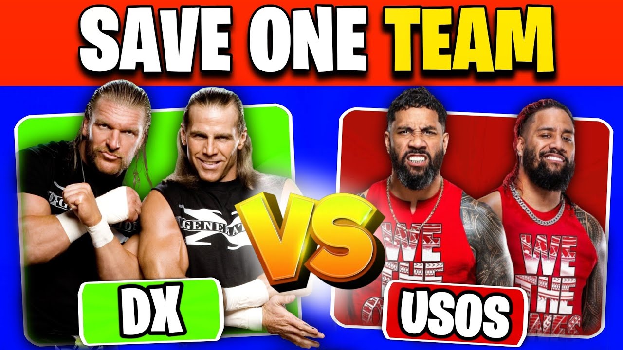 ️ ️ Kick One And Pick One WWE Team's Edition | Usos , The Shield ,DX ...