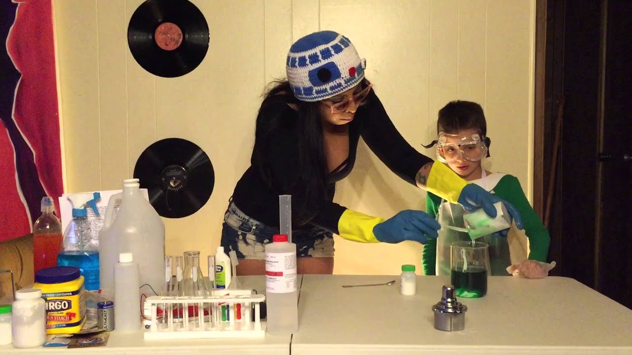 How to make slime using chemistry. Science with Broc and Mom! - YouTube