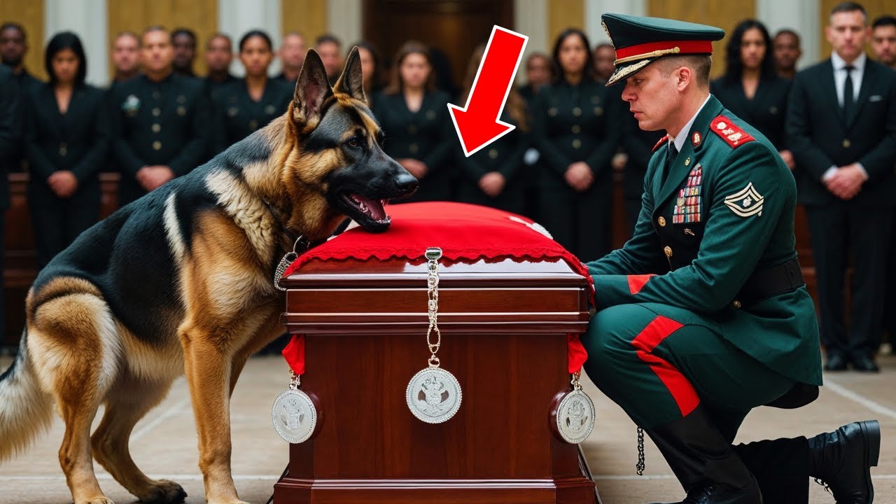 At the Funeral, a K9 Dog Jumped onto the Veteran’s Body—What Happened ...