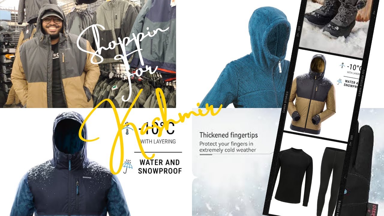 🏔️ ️ Winter Essentials For Kashmir Trip | -10°C Jacket Shopping at ...