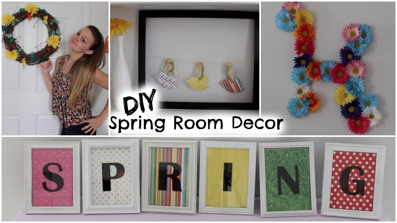 DIY Spring Room Decor ☼ - YouTube
