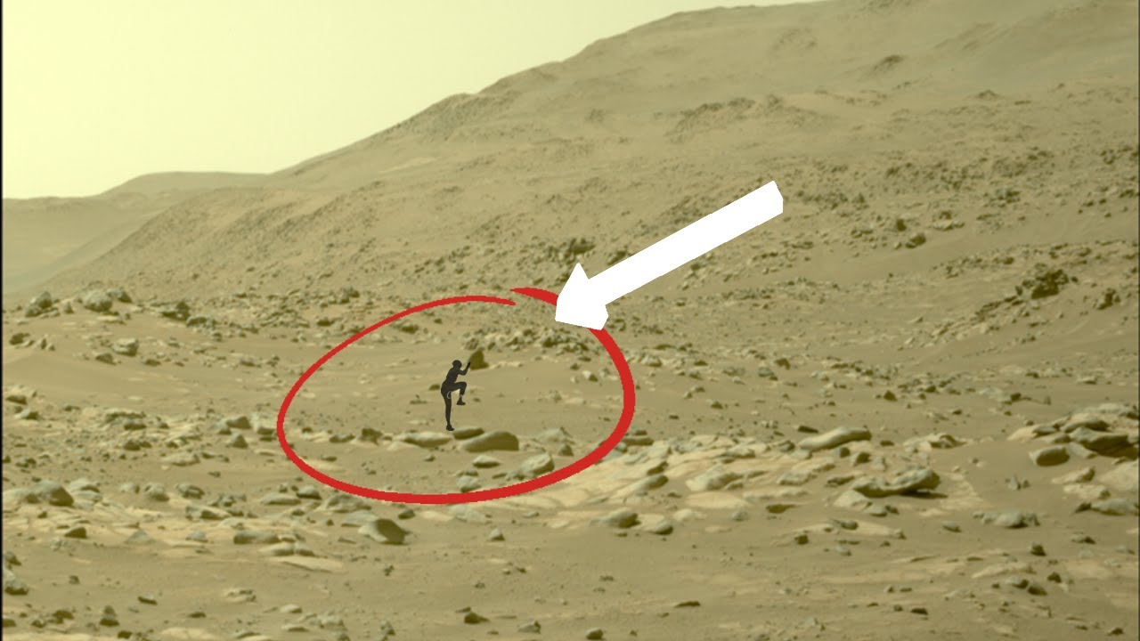 Mars Perseverance Sol 1027 4K Video Footage - found shadow person in ...