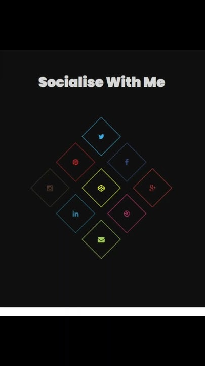 Social Icons Hover Source Code Link In First Comment Html Css Js