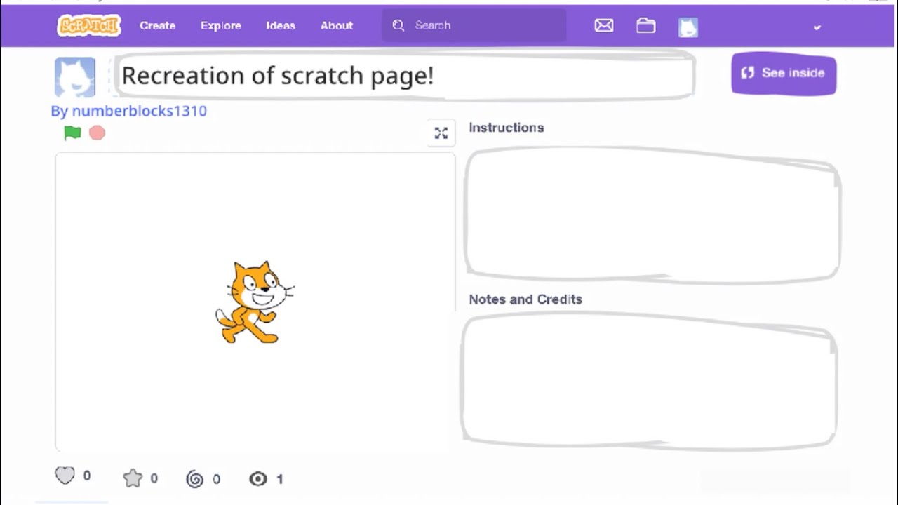 I recreated the scratch page! - YouTube
