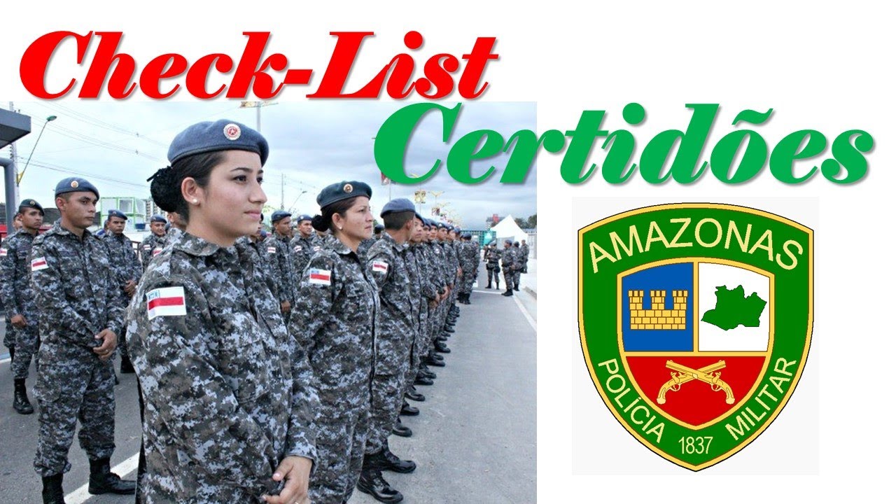 CERTIDÕES PMAM 2022 *Check-list* - YouTube