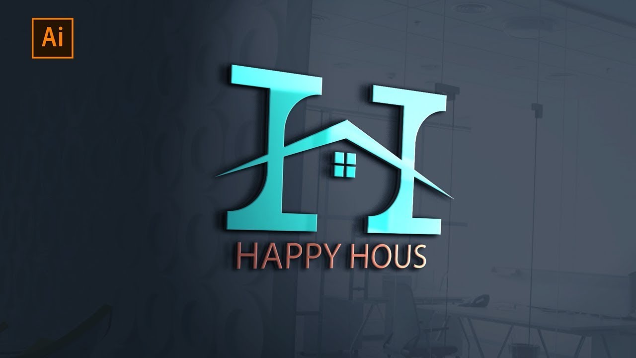 How To Create Professional Store Logo Design In Illustrator Tutorial ...