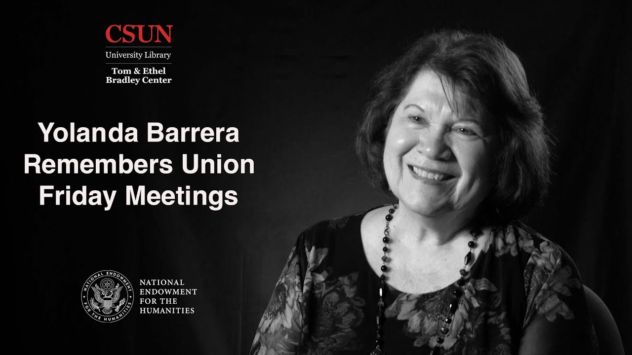 Yolanda Barrera Remembers the Union Friday Meetings - YouTube