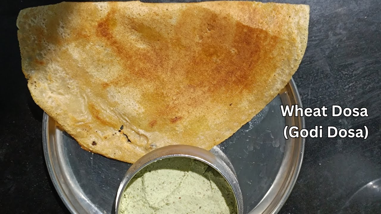 Healthy Godi Dosa in Kannada | Wheat flour Dosa | Instant Recipe with ...