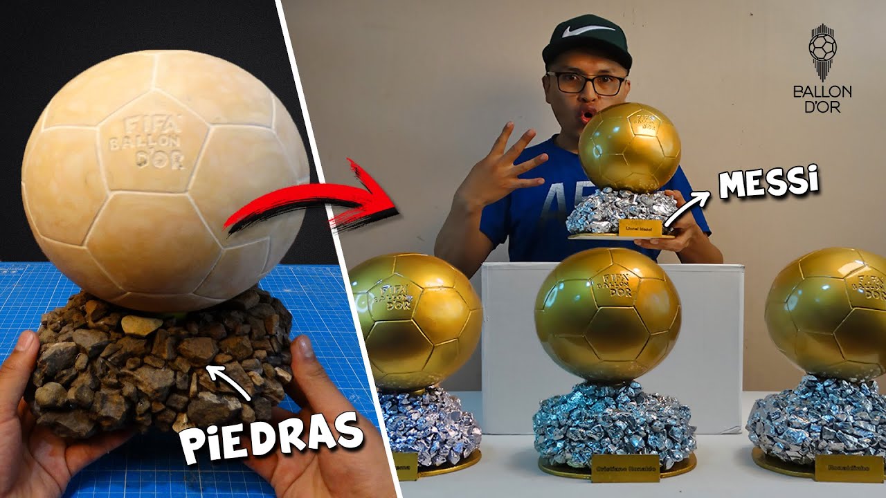 Cómo hacer el BALON de ORO 100% Casero - TUTORIAL - DIY - YouTube